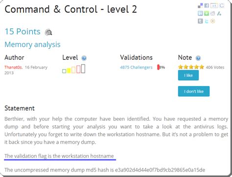 Root Me Write Up Command Control Level Cybersecurity Guide