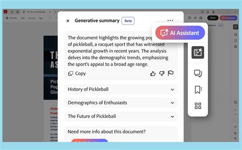 New Ai Assistant By Adobe Simplifies Pdf Navigation Offers Content Summarization And Citation