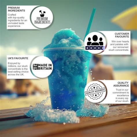 Glycerol Free Slush Syrup Blue Raspberry 5ltr