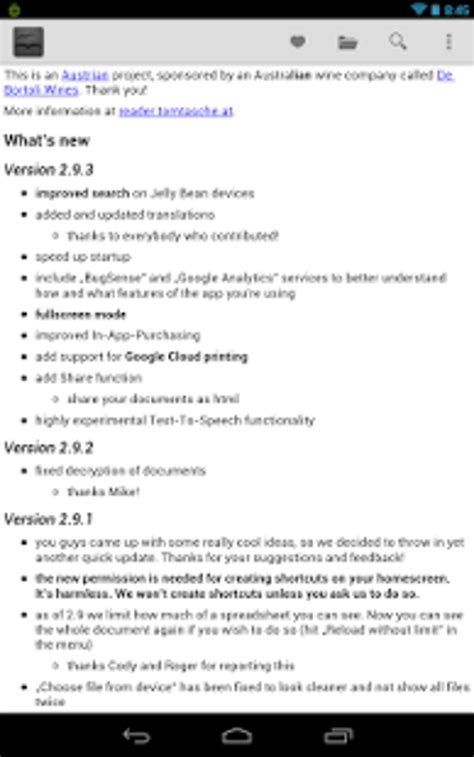 LibreOffice OpenOffice document reader ODF APK Android ダウンロード