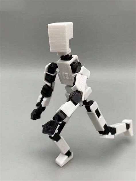 1set Fully Movable Robot Figure Toy Create Various Difficult And Cool