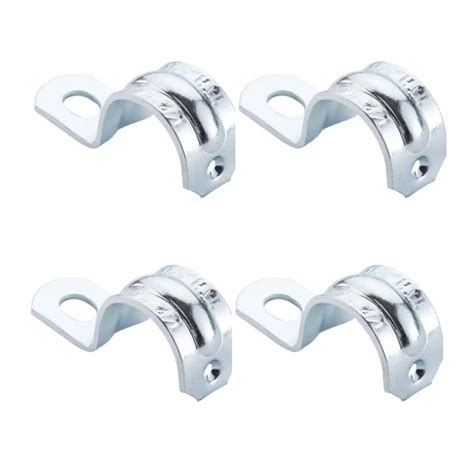 Halex 4 Pack 34 In Electrical Metallic Tube Emt 1 Hole Conduit Straps