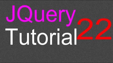 Jquery Tutorial For Beginners 22 Each Method And This Keyword Youtube