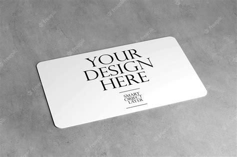 Premium Psd Card Mockup