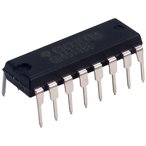 Texas Instruments Cd Be Bcd To Segment Latch Decoder Drivers Dip Rapid Electronics
