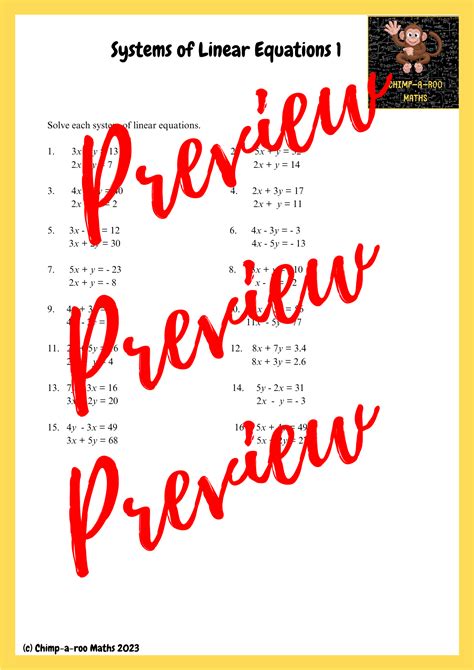 Solving Simultaneous Equations Lesson Teaching Resources