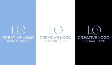Premium Vector Initial Letter Lo Logo Design Creative Modern Symbol Icon