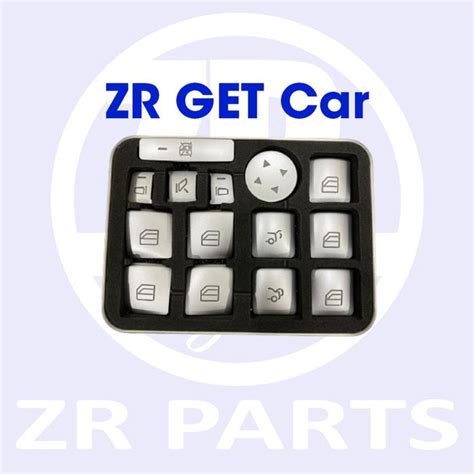 Tombol New Cover Button Switch Power Window Silver Mercedes Benz W204 W212 Special Price