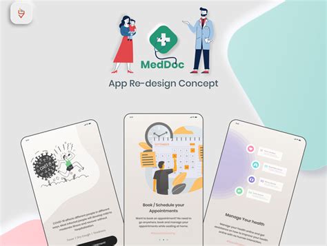 Doctors Appointment App UI Freebie Supply