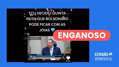 Postagem Tira De Contexto Decisão Do Tcu Sobre Joias Recebidas Por