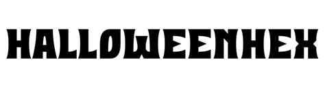 Halloween Hex Font