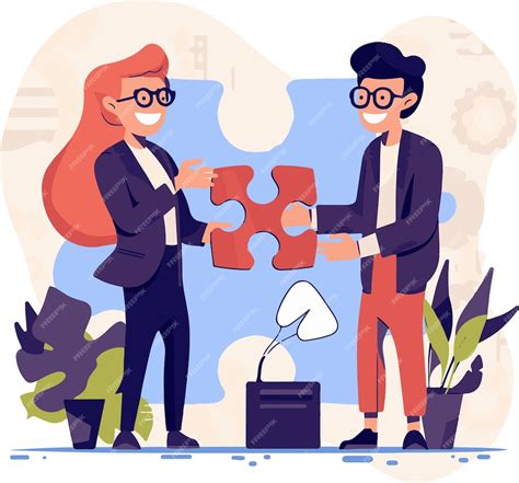 Premium Vector Coworkers Human Relations Collaborative Teamwork