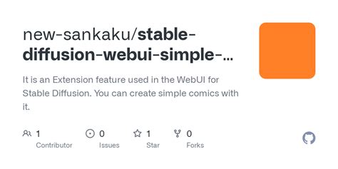 Pull Requests New Sankaku Stable Diffusion Webui Simple Manga Maker