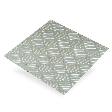 Plaque En Aluminium Brut Motif Damier 500 X 250 Mm épaisseur 15