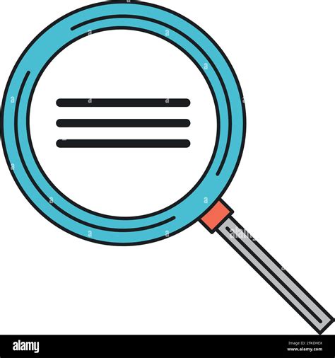 Magnifier Analysis Data Stock Vector Image And Art Alamy