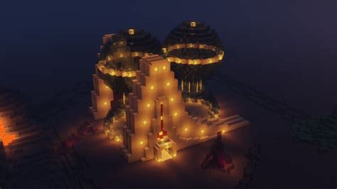 Easy High Tech Base Minecraft Futuristic Timelapse Build Minecraft Map