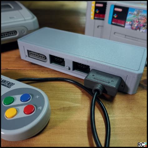 Super Ctrldock Nes And Snes Interface In Grey Enclosure Super Ctrldock Nes And Snes Interface In Grey Enclosure