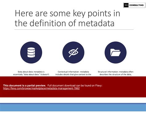 metadata management ppt slide deck