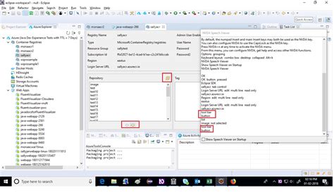 Azure Toolkit A Ymas Accessibility Inspect Mas Eclipse