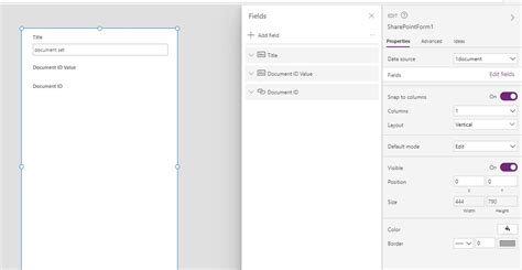Document Set Json Form Customisations Ignored When Inside Document Set Microsoft Qanda