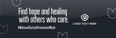 Suicide Prevention Awareness Twitter Header Brandcrowd Twitter Header
