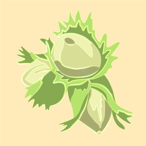 Nut Tree With Neon Effect Stock Vector Illustration Of Brand 265929419