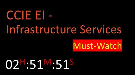 Ccie Ei Infrastructure Services Youtube