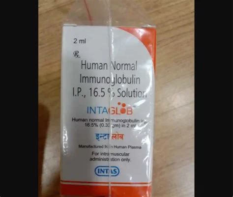 Human Normal Immunoglobulin Injection At Best Price In Mumbai