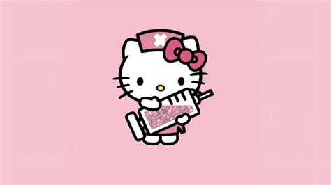 Hello Kitty Nurse Wallpaper In 2025 Hello Kitty Wallpaper Nursing