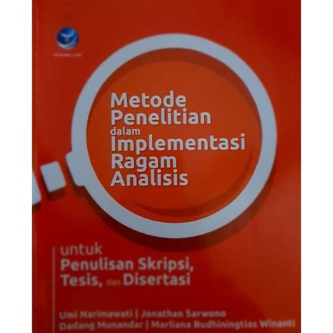 Jual Buku Metode Penelitian Dalam Implementasi Ragam Analisis