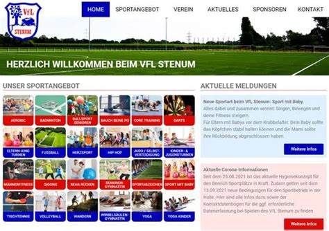 Website Vfl Stenum Successive Marketing Schritt Für Schritt Zu
