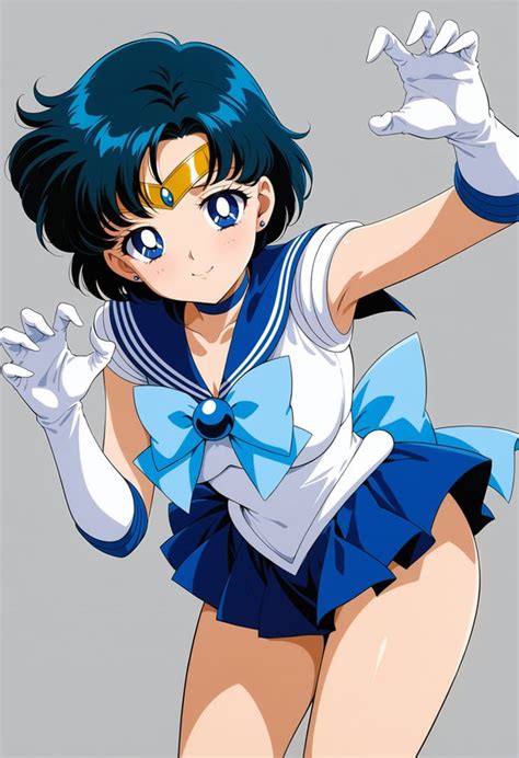 Xl Sailor Mercury セーラーマーキュリー Sailor Moon V1 Image Created By H