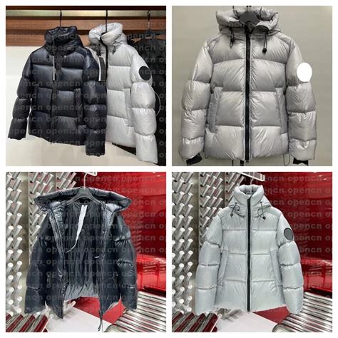 Fourrure Mens Winter Down Puffer Grey Puffer Jacket With Real Coyote