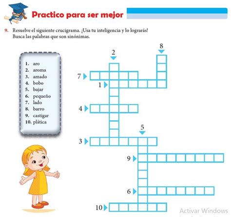 Lista 95 Foto Crucigramas Para Primer Grado De Primar Vrogue Co