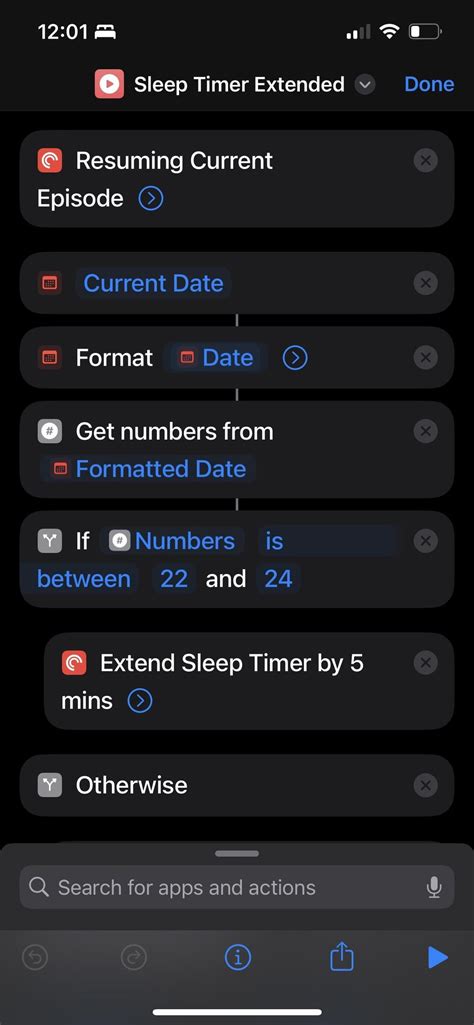 Sleep Timer Shortcut For Pocket Casts Rshortcuts