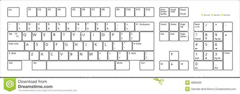 Keyboard Layout 101 Keys Stock Vector Illustration Of Keypad 4880099 Artofit