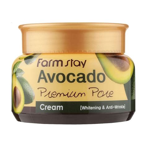 Осветляющий лифтинг крем для лица FarmStay Avocado Premium Pore Cream с ...