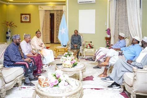 Madaxweyne Xasan Sheekh Oo La Kulmay Isimada Dhaqanka SSC Ee Ku Sugan