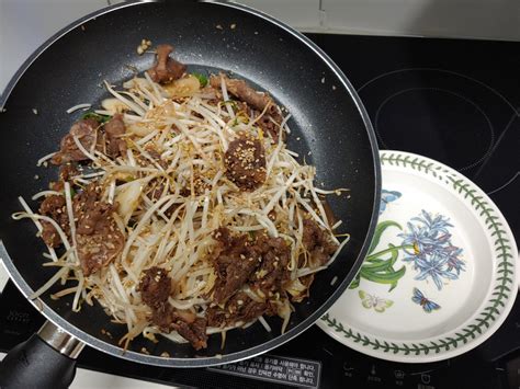 소고기 숙주볶음 레시피