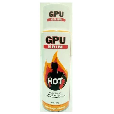 Gpu Krim Hot 120ml Lazada Indonesia