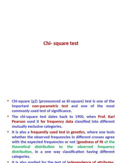 C31 Chi Square Test Pdf Chi Squared Test Statistical Hypothesis Testing