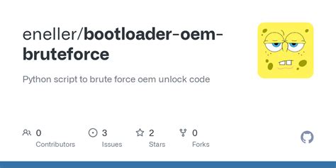 Github Eneller Bootloader Oem Bruteforce Python Script To Brute