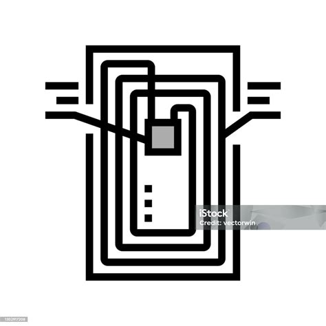 晶片rfid結構顏色圖示向量插圖向量圖形及更多半導體圖片 半導體 合併 商務 Istock