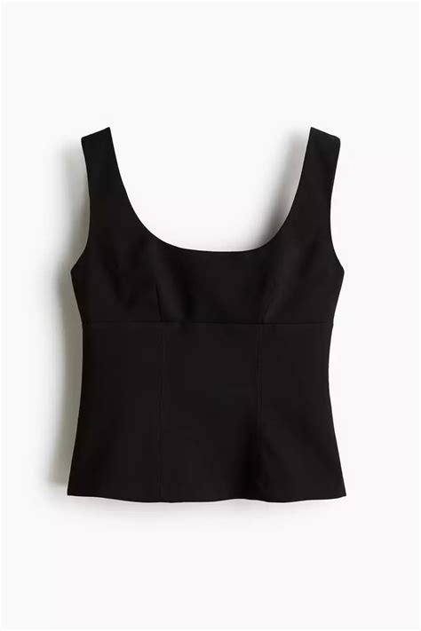 Buy Handm Tapered Waist Vest Top 2025 Online Zalora