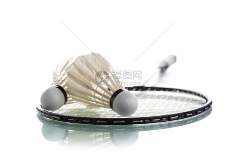 羽毛球拍上的毽子高清图片下载 正版图片504892379 摄图网