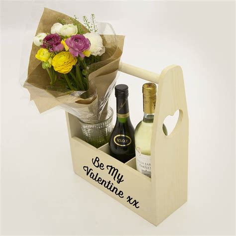 Personalised Wine Holder By Plantabox