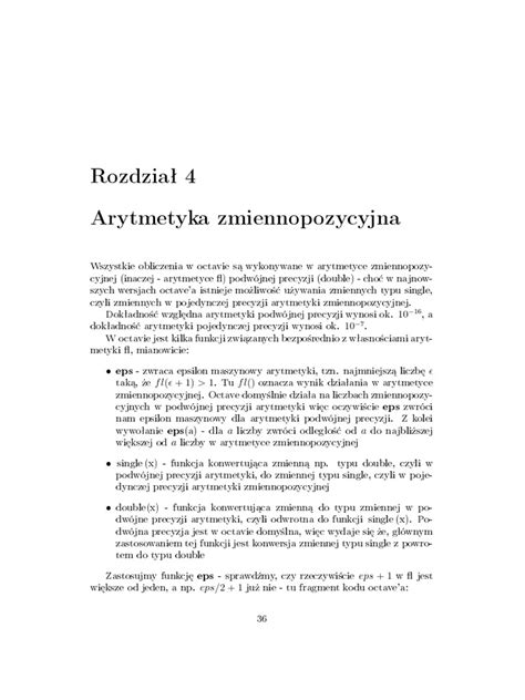 Matematyka Obliczeniowa 4 Mimu Cwicz Pdf