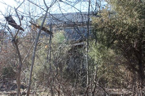 Abandoned Front Yard And Porch
