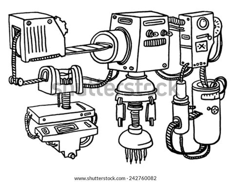 Some Tech Background Stock Vector Royalty Free 242760082 Shutterstock