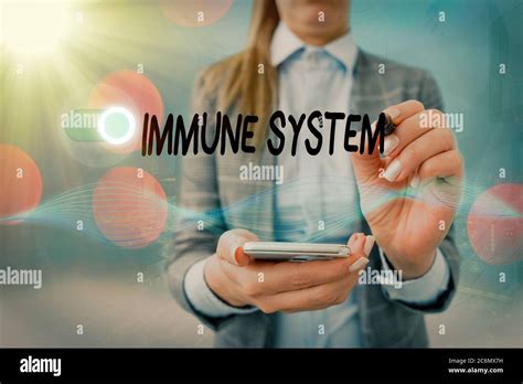 Handwriting Text Writing Immune System Conceptual Photo A Bodily